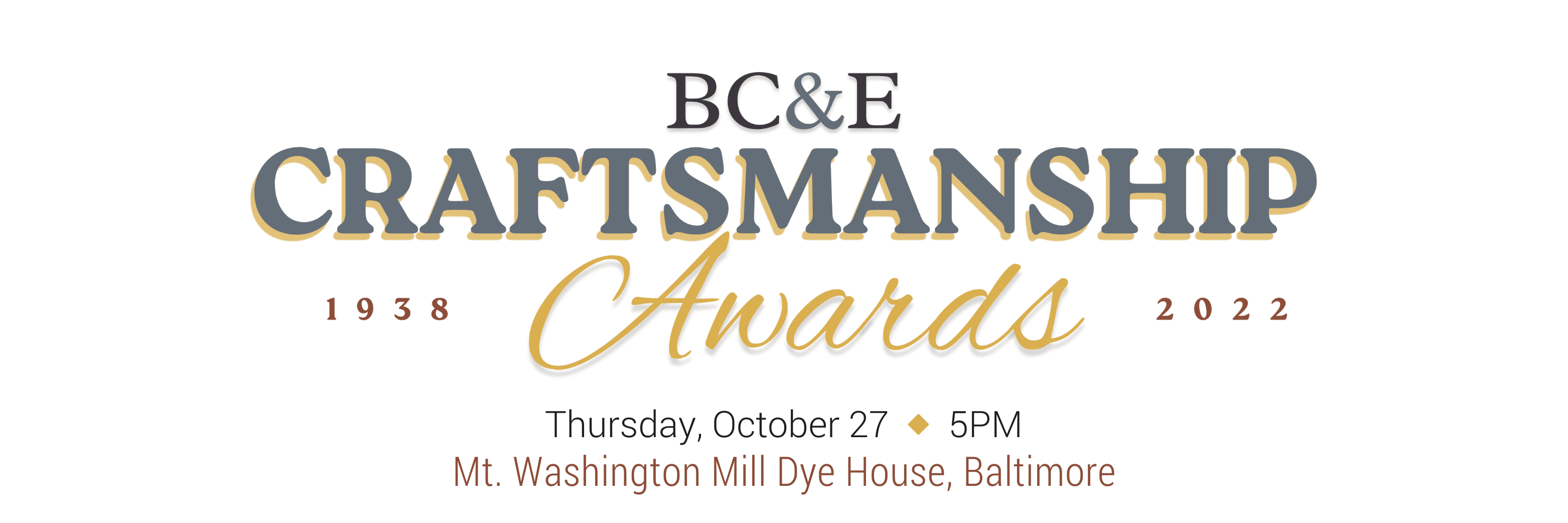 84th Annual Craftsmanship Awards - Building Congress & Exchange