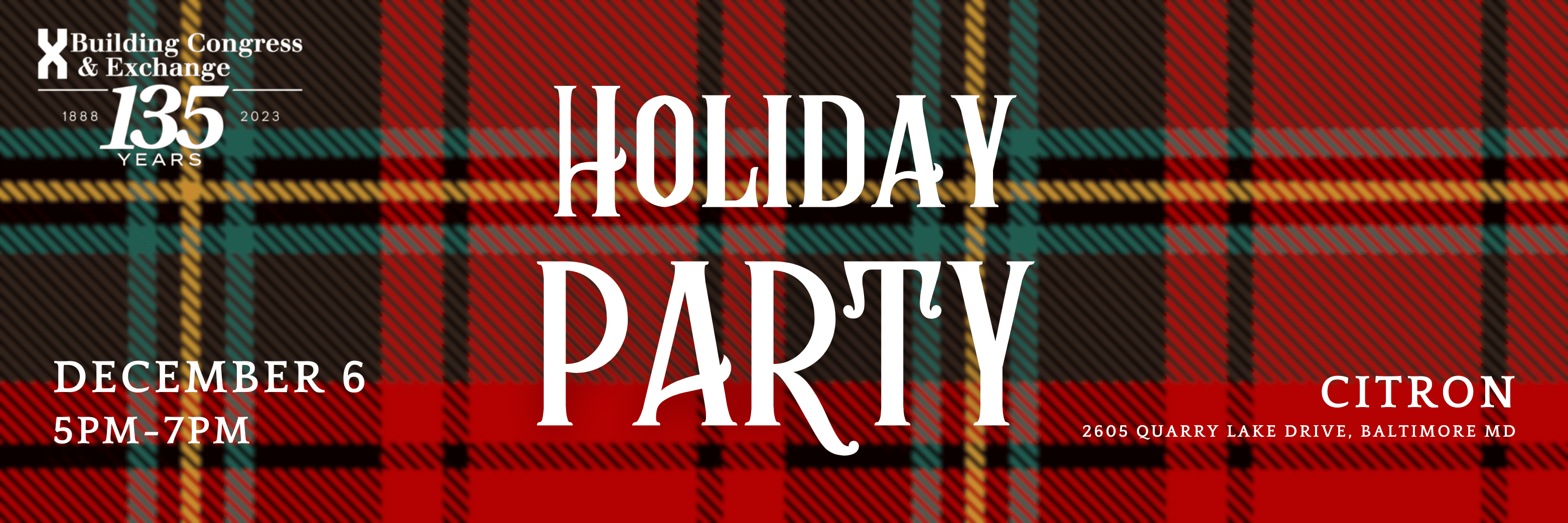 BC&E Holiday Party - Building Congress & Exchange