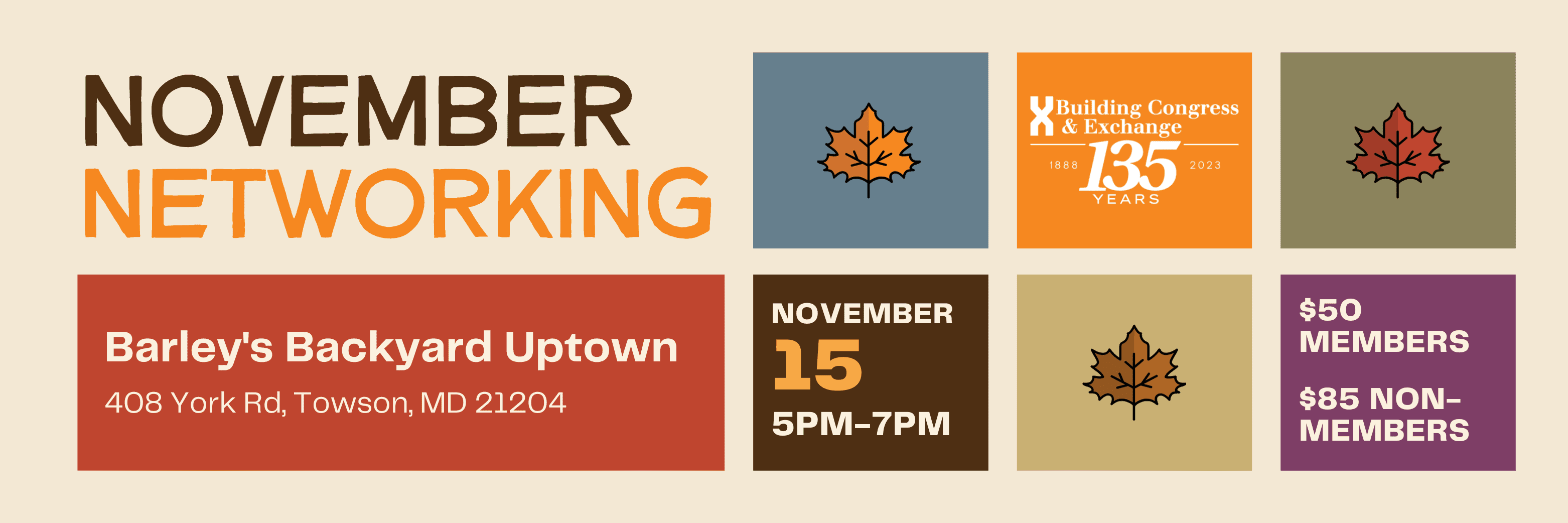 November Networking - Building Congress & Exchange