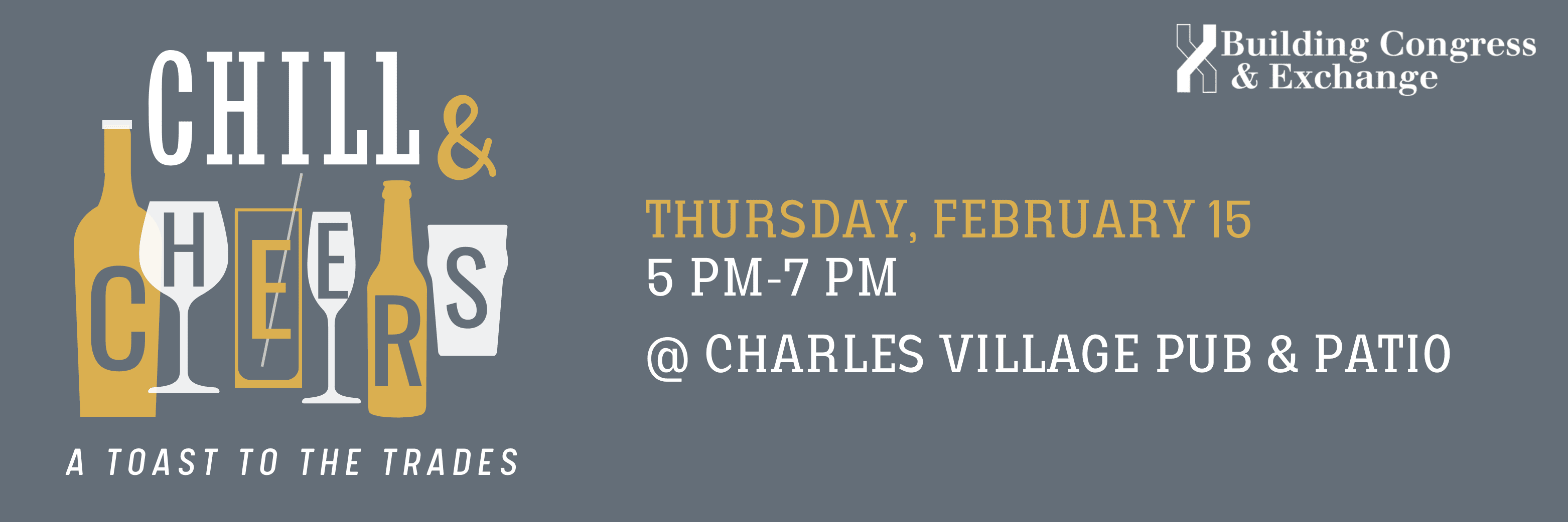 Chill & Cheers! - Building Congress & Exchange