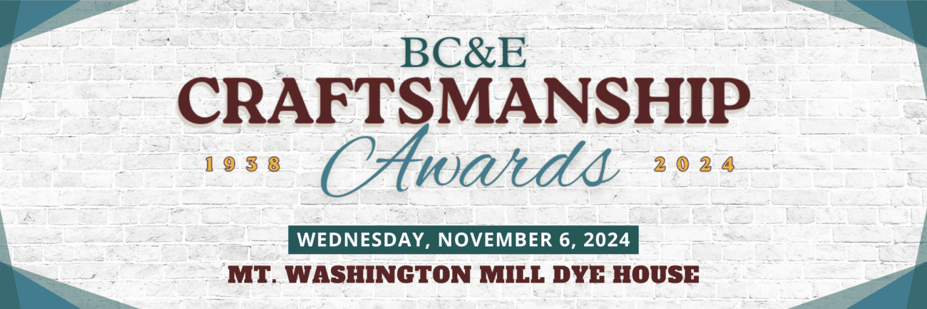 86th Annual Craftsmanship Awards - Building Congress & Exchange