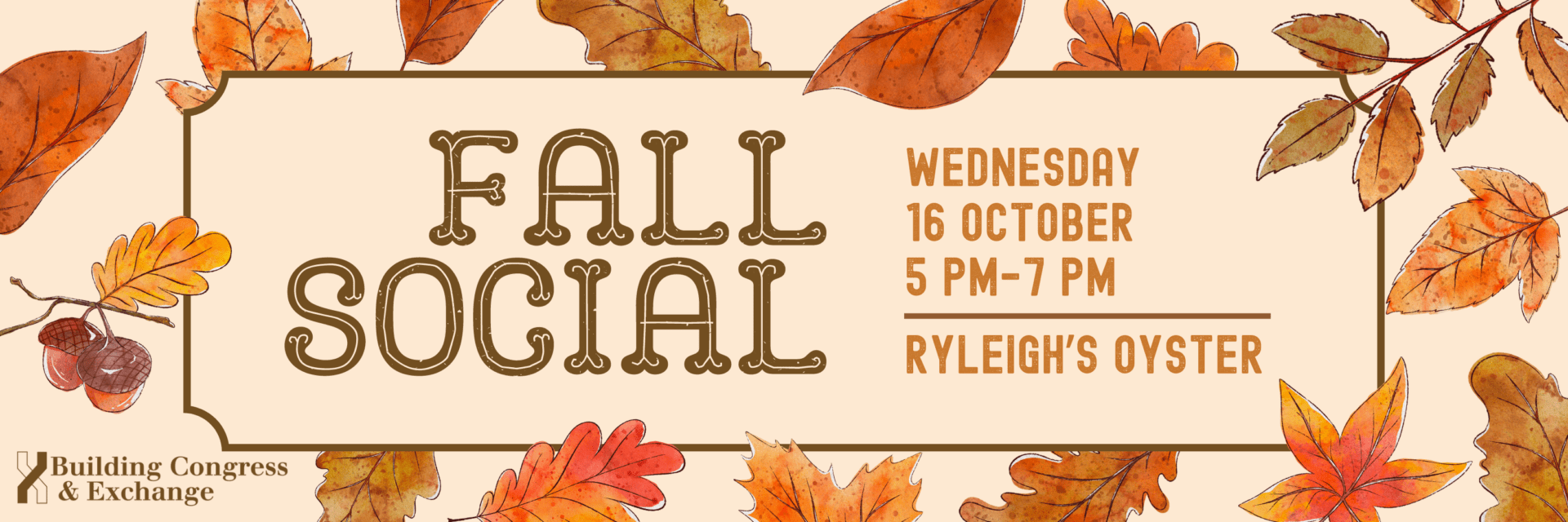 Fall Social - Building Congress & Exchange