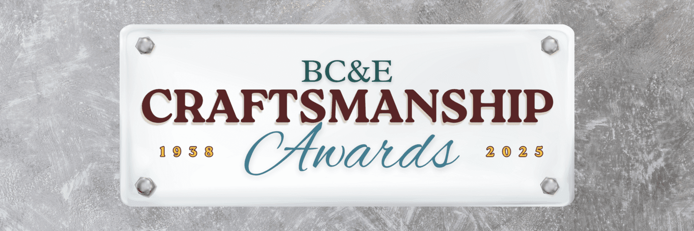 87th Annual Craftsmanship Awards - Building Congress & Exchange