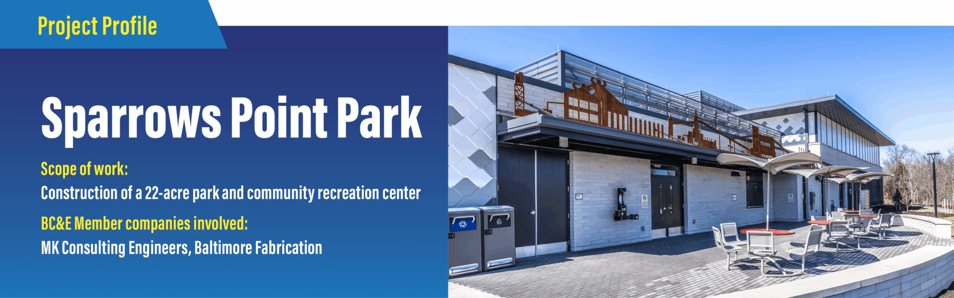 Project Profile: Sparrows Point Park - News | Building Congress & Exchange